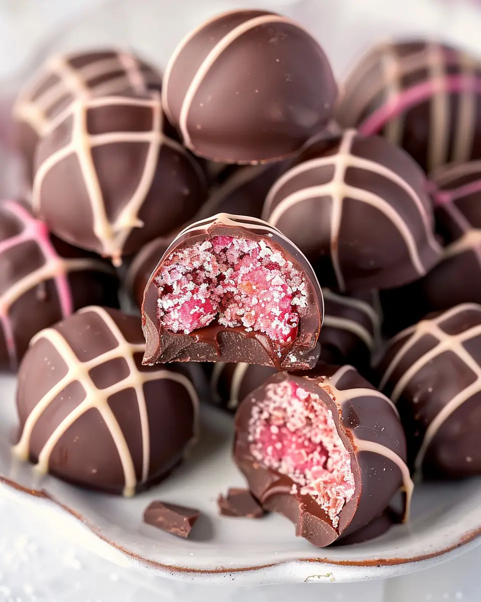 Chocolate Raspberry Truffles